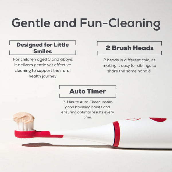NEW - Sonic Toothbrush Set for Kids - LeafScore Essentials